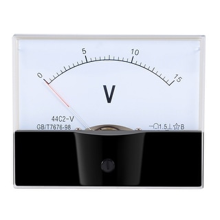DC 0-15V Analog Panel Voltage Gauge Volt Meter 44C2 1.5% Error - DC 0 ...