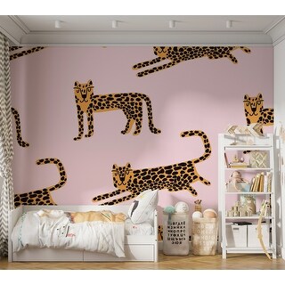 Premium Wallpaper Wall Mural - Leopard Pattern - Bed Bath & Beyond ...