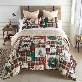 Your Lifestyle by Donna Sharp Woodland Holiday Polyester Comforter ...