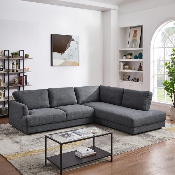 Grey mid century sectional store