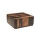 Jordan Solid Sheesham Wood Square Coffee Table with Platform Base - Bed ...