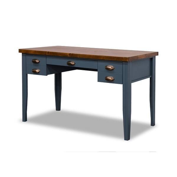 Bridgevine Home Nantucket 53 inch Writing Desk, No Assembly Required ...