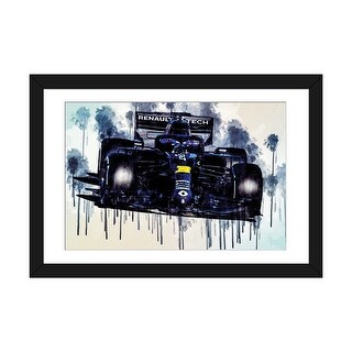 iCanvas "Daniel Ricciardo Renault Rs20 On Track Raceway 2020 F1 Cars ...