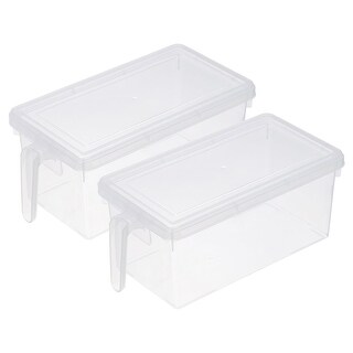 2PCS Fridge Storage Box Container Fruits Vegetable Cupboard Organizer ...