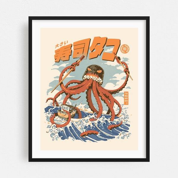 The Tako Sushi Illustrations Kaiju Art Print/Poster - Bed Bath & Beyond ...