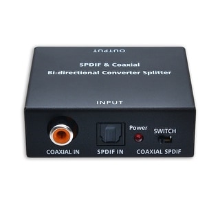 AGPtek 2 Way Audio Converter Adapter Bi-Directional Spdif Toslink to ...