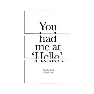 iCanvas "Jerry Maguire" by Simon Lavery 3-Piece Canvas Wall Art Set ...