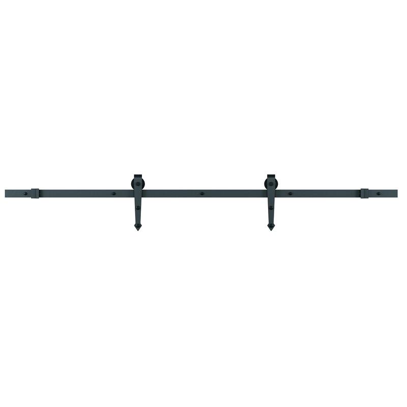 Arrow Black Rail System 78" - Overstock - 28962818