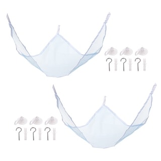 2pcs Stuffed Animal Net or Hammock, Medium Size Mesh Nets Hanging ...