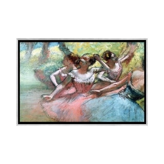 iCanvas "Four Ballerinas On The Stage" by Edgar Degas Framed - Bed Bath ...