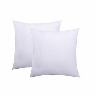OROMA HOME Square Polyester Decorative Throw Pillow Insert - Set of 2 ...