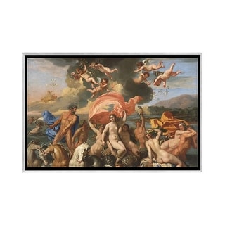 iCanvas "The Birth of Venus, c.1636 " by Nicolas Poussin Framed - Bed ...