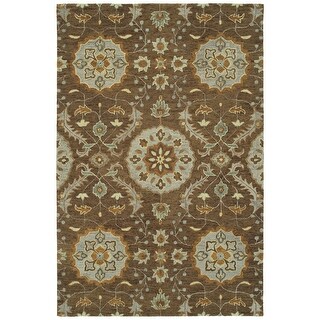 Chancellor Collection Mocha 10' x 14' Rectangle Area Rug - Bed Bath ...