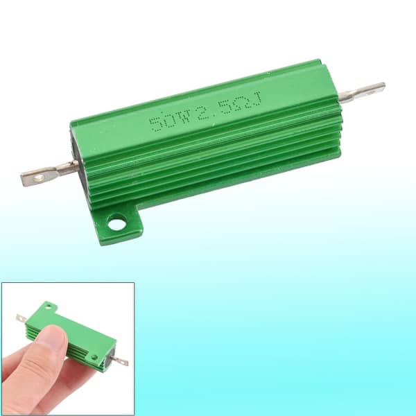 Chassis Mounted 50W Watt 2.5 Ohm Aluminum Case Wirewound Resistor ...