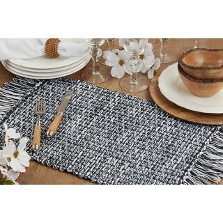 Woven Design Table Mats (Set of 4) - Bed Bath & Beyond - 33070123