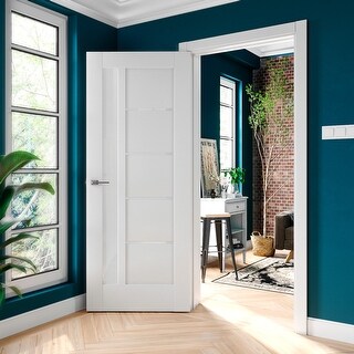 Valusso Design Prefinished PC Glass Solid Core Swing Door with Full Set ...