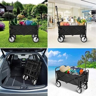 Heavy Duty Folding Portable Hand Cart with Removable Canopy - Bed Bath ...