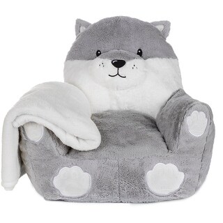 Toddler Plush Fox Character Chair and Blanket by Cuddo Buddies® - Bed ...