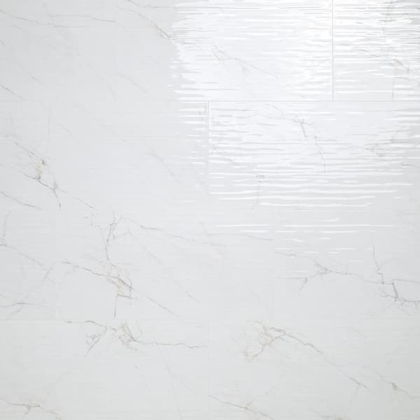 Ackland AKNPTLINST12X24G-CA Linea - 12" x 24" Ceramic Solid Wall Tile ...