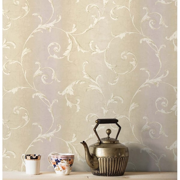 acanthus scroll wallpaper