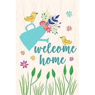Welcome Home Front Yard Banner, Garden Flag, Spring Flower Design (12.3 ...