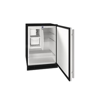 U-Line UHRI124-WS01A Combo Frost Free 24 In Reversible Hinge White ...