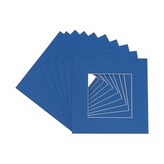 12x12 Mat for 8x8 Photo - Royal Blue Matboard for Frames Measuring 12 x ...