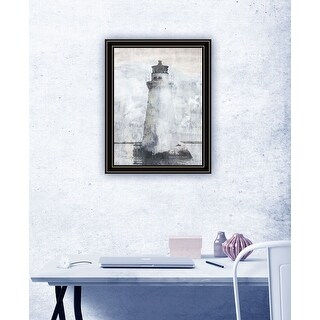 TrendyDecor4U Contemporary "Lighthouse" Framed Print Wall Art - Bed ...