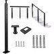 Tuspuzz Cable Railing Post Level Deck Stair Post with Mounting Bracket ...