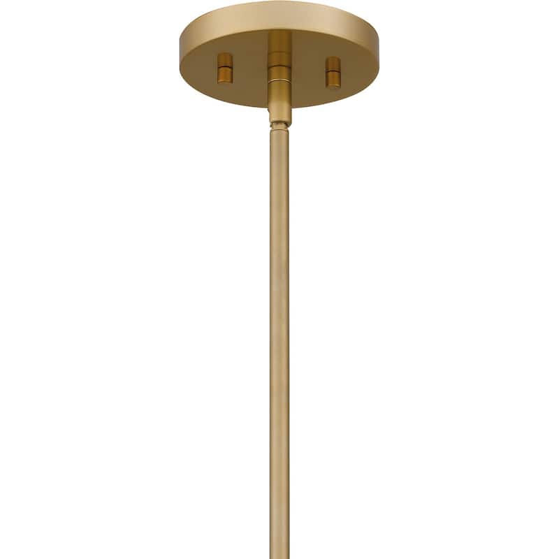Matte Black Four Light Pendant from the Quoizel Pendant Collection ...