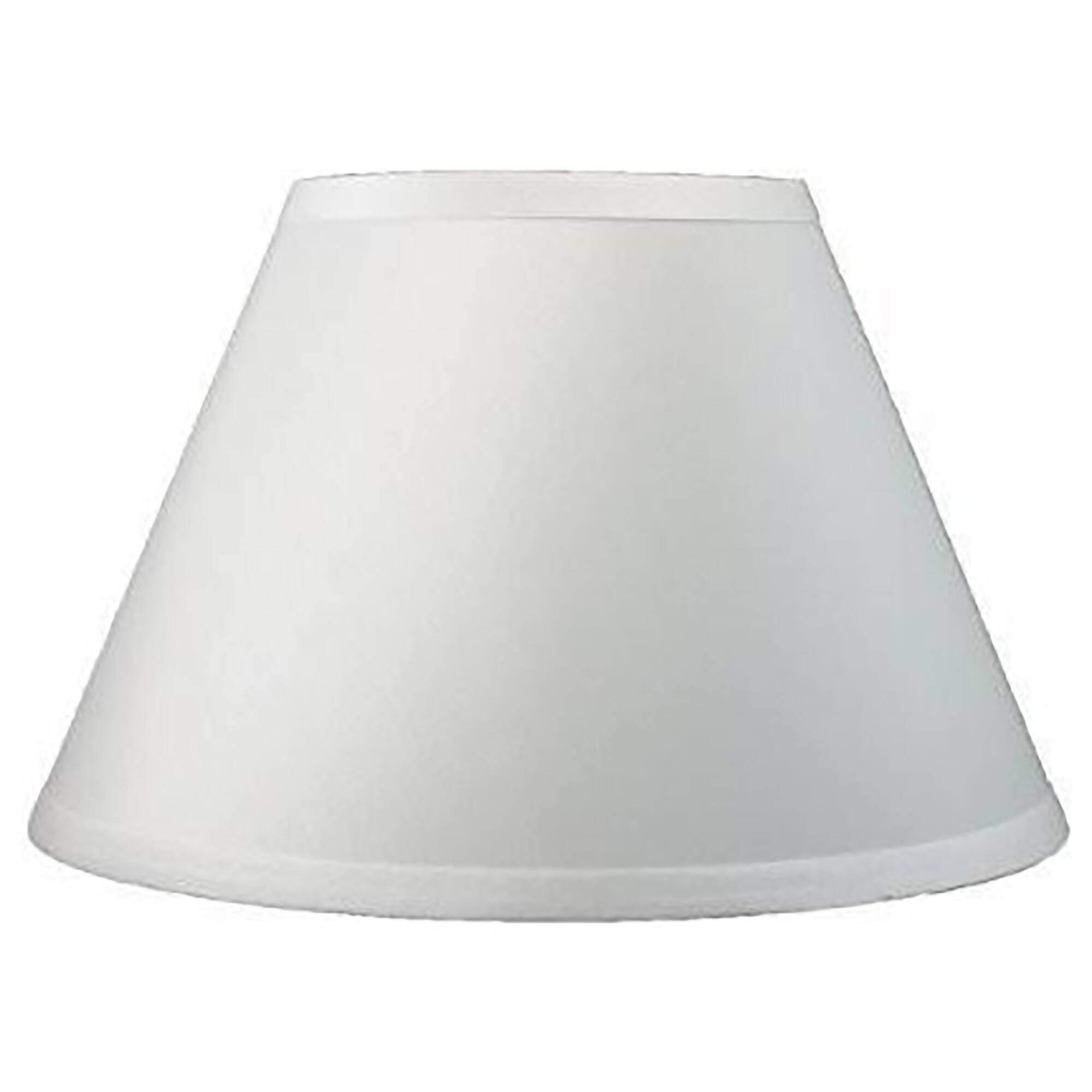 Conical Faux Silk Hardback Lamp Shade, 7" Top, 14" Bottom, 9" Slant ...