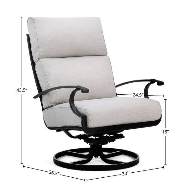 Manor Ultra High Back Swivel Rocker Lounge Chair - Bed Bath & Beyond ...