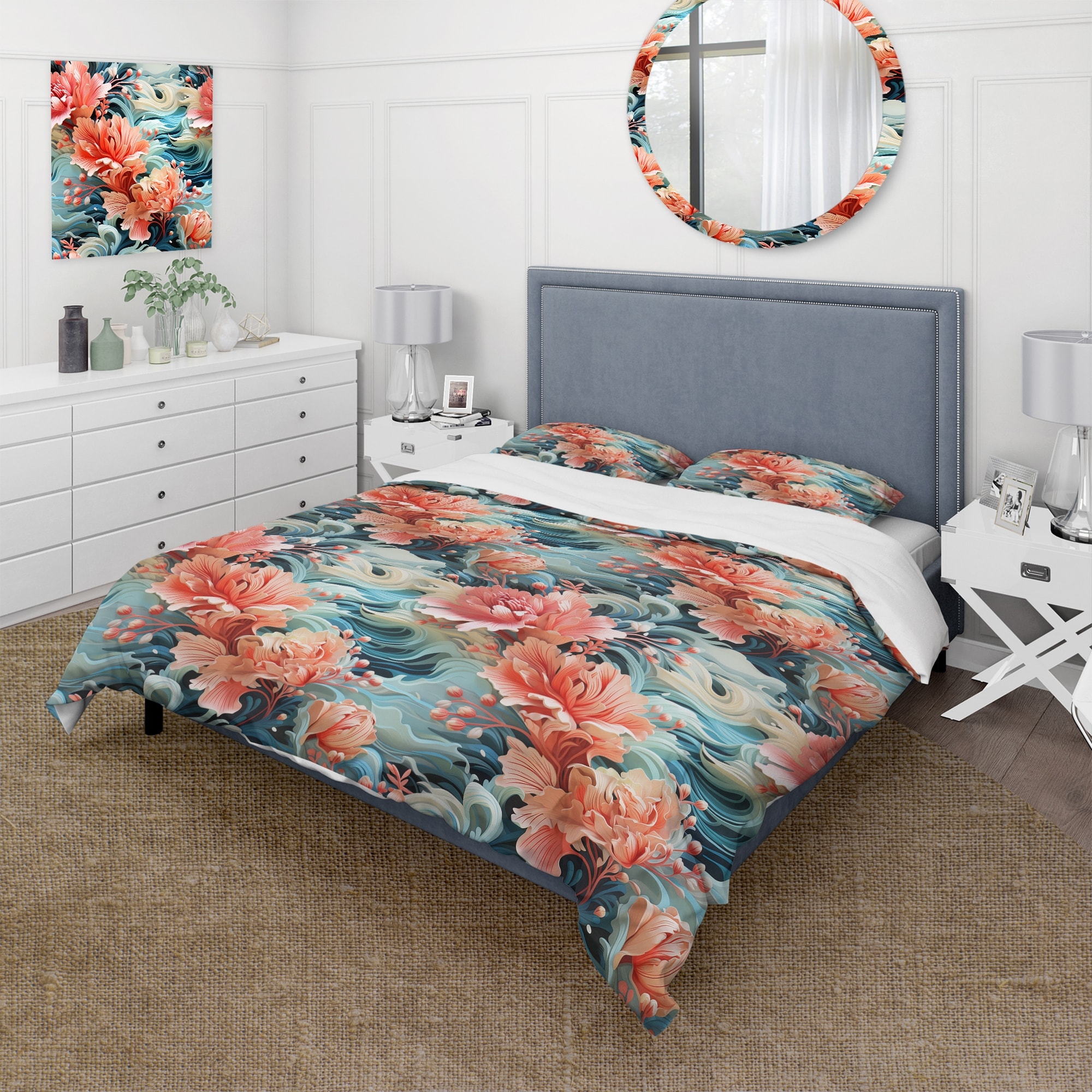 coral printed sheets
