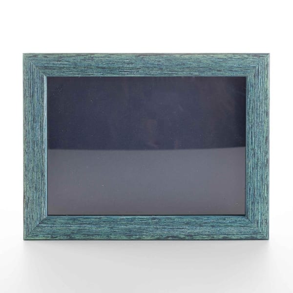 Rustic Blue 24x36 Wood Shadow Box with Navy Acid-Free Backing - With 5/ ...