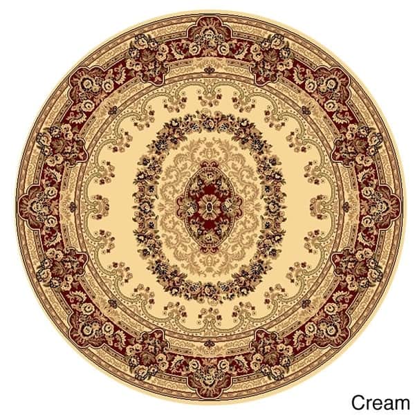 Traditional Round Oriental Area Rug - On Sale - Bed Bath & Beyond - 8969603