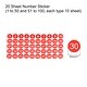 Number Stickers, Number Label Self Adhesive Marked Sticker for ...