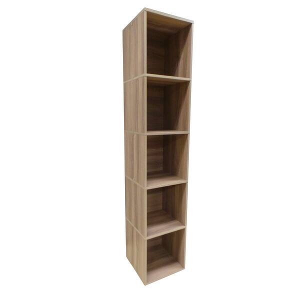 Level by Level 6-Tier Tower Bookcase Tool-free Assembly - Bed Bath ...