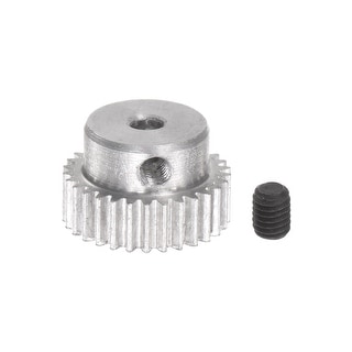 Step Spur Gear 3mm Inner Hole 30T Mod 0.5 Aluminum Alloy Motor Gear ...