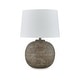 Signature Design by Ashley Neavesboro Antique Brown/White Table Lamp ...