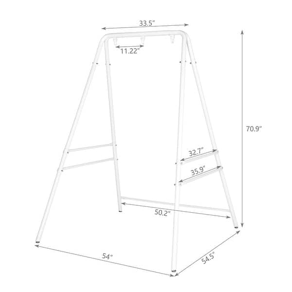 Wrought Iron Hanging Chair Frame Four-Legged Standing - Bed Bath ...