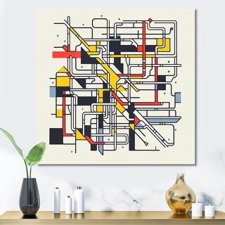 Designart "Radical Simplicity" Modern Midcentury Wall Decor - Bed Bath ...