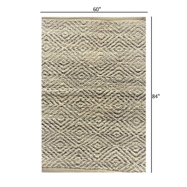 Gray and White Diamonds Area Rug - Bed Bath & Beyond - 34775207