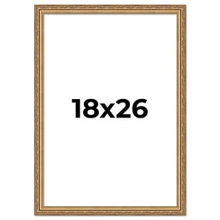 18x26 Frame Red Solid Wood Picture Frame Width 1.75 Inches | Interior ...