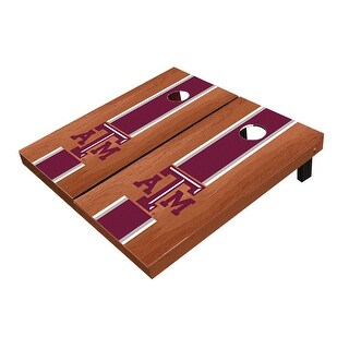 Texas A&M Aggies Maroon Rosewood Matching Long Strip Cornhole Boards ...