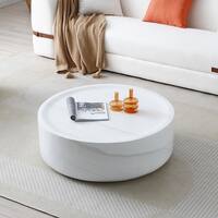 Faux Travertine Textured Coffee Tables Faux MARS Pattern Center Table ...