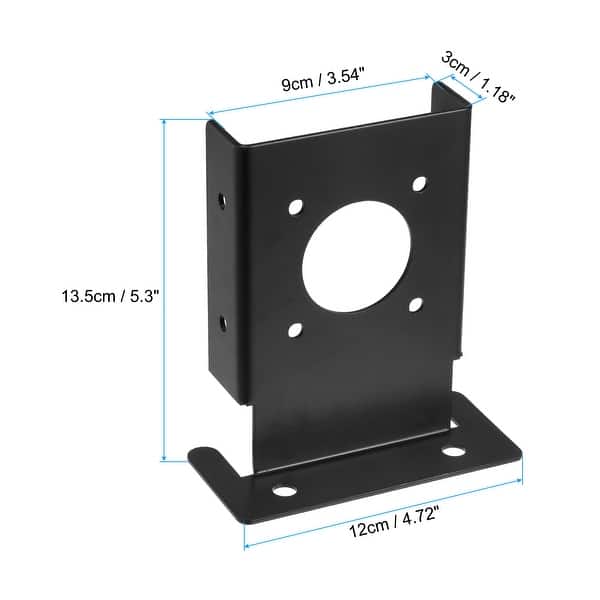 8pcs Adjustable Deck Post Base Brackets 4"x4" for Deck Railing Mailbox ...