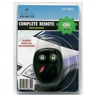 Remotes Unlimited CPR-8852 Replacement 3-Button Remote with Battery for ...