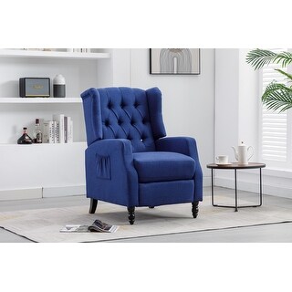 Blue Recliner Chair for Living Single Seater for Livingroom - Bed Bath ...