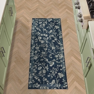 Laura Ashley Machine Washable, Slip Resistant Accent and Runner Rugs ...