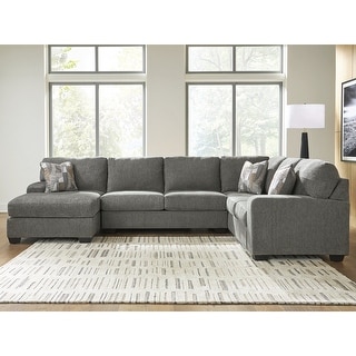 Signature Design by Ashley Seyler Lane Gray 3-Piece Sectional with ...